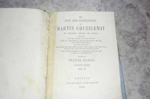 Раритет. Чарльз Диккенс в оригинале 1844 г