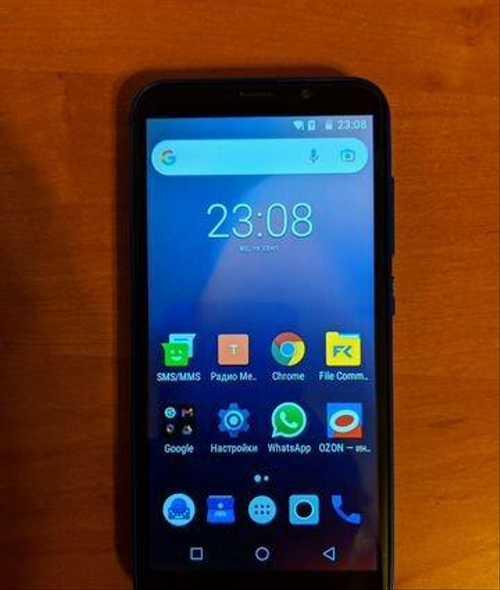 Смартфон Prestigio Wize Q3 Blue (синий)