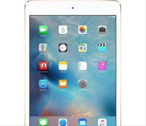 iPad mini 4 поколения (белый), sim+wi-fi, 128 Gb