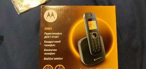 Радиотелефон motorola d1001 стандарт dect