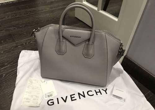 Сумка Givenchy Antigona medium, серая