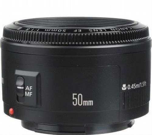 Объектив Canon EF 50mm f/1.8 II аренда