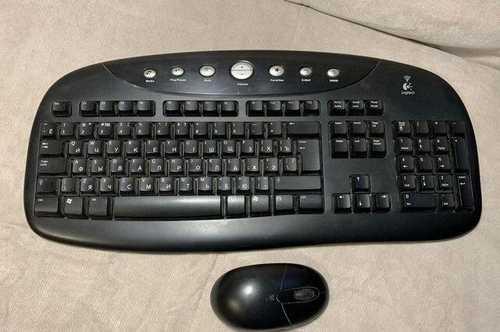 Logitech Cordless Internet Pro клавиатура и мышь