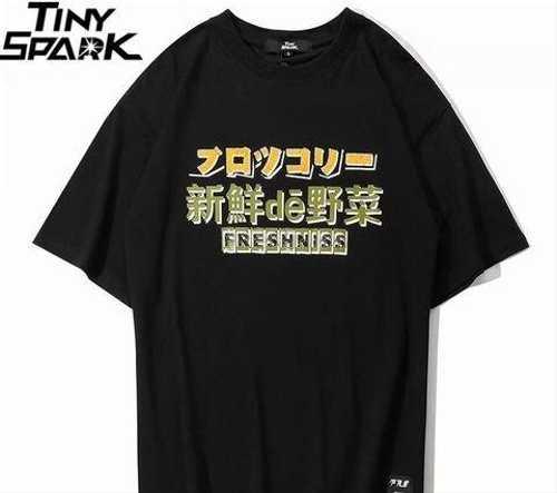 Мужская футболка в стиле хип-хоп, японский Харадзю