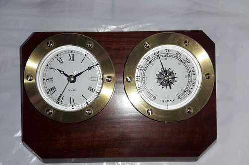 Настольные часы и термометр