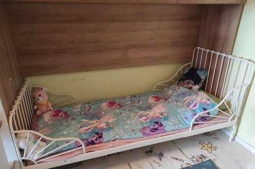 Кровать раздвижная детская IKEA minnen