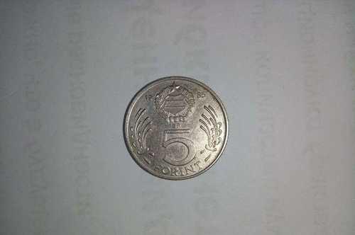 Монета 5 Forint 1965г