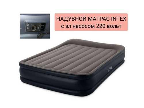 Надувные матрасы кровати Intex DuraBeamLine