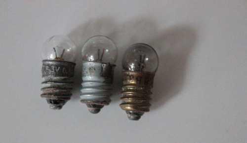 Лампочки для фонариков. СССР