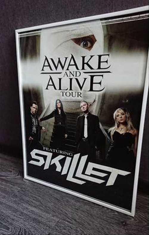 Картина плакат постер Skillet