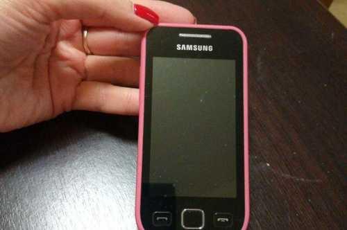 Телефон Samsung wave 525 pink