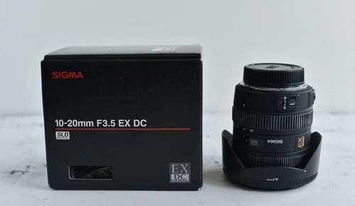 Объектив Sigma 10-20 F3.5 EX DS для Nikon