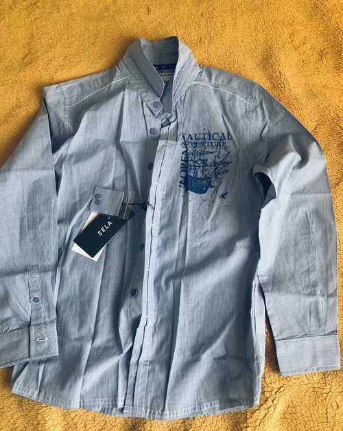 Новая рубашка sela, рост 152