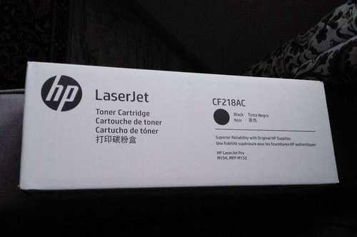 Черный картридж HP Laserjet CF218AC