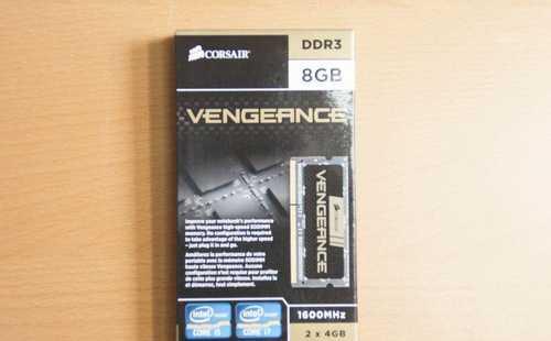 Модуль памяти Corsair Vengeance DDR3 SO-dimm 1600M