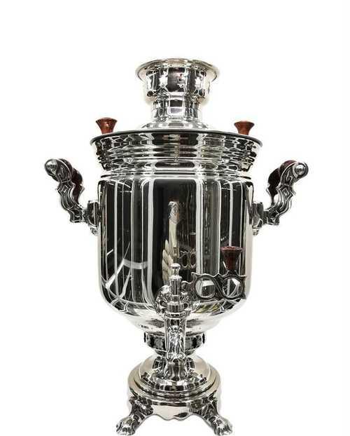 Новый самовар на дровах Банка гладкая высший сорт