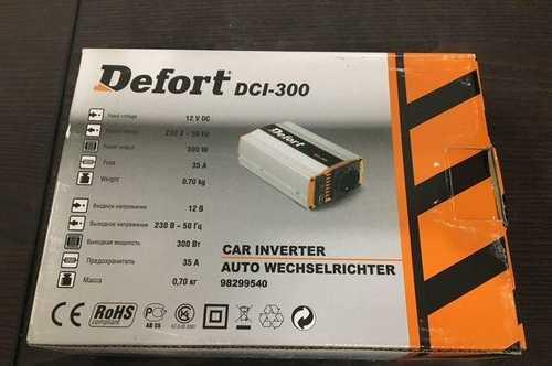 Автомобильный инвертор defort DCI-300 новый