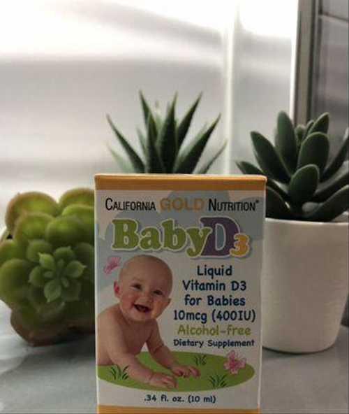 California gold nutrition витамин d3 детский