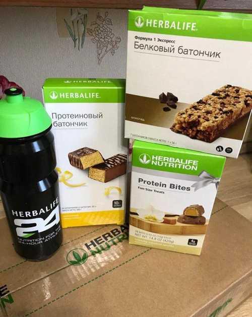 Протеиновые батончии Herbalife nutrition
