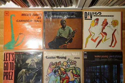Виниловые пластинки Miles Davis Lester Young Corea