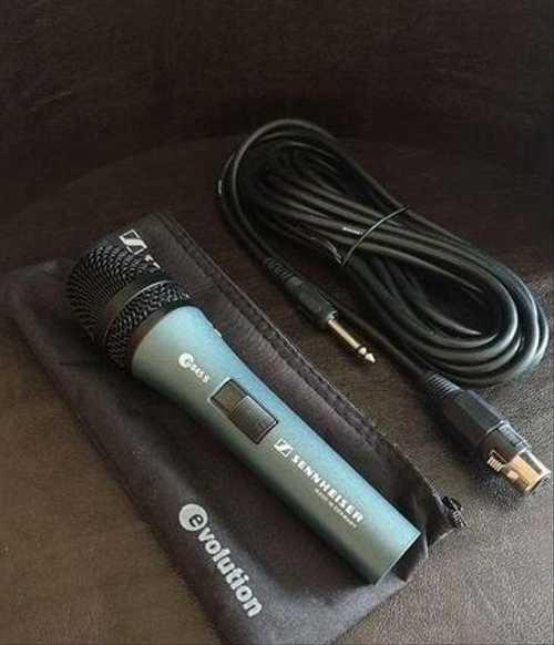 Микрофон Sennheiser E845 + провод и чехол
