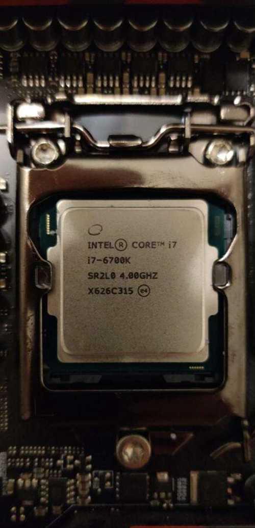 Процессор intel core i7 6700k + asus Maximus viii
