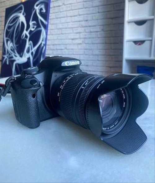 Canon EOS 500D и объектив Sigma Zoom DC 18-250mm