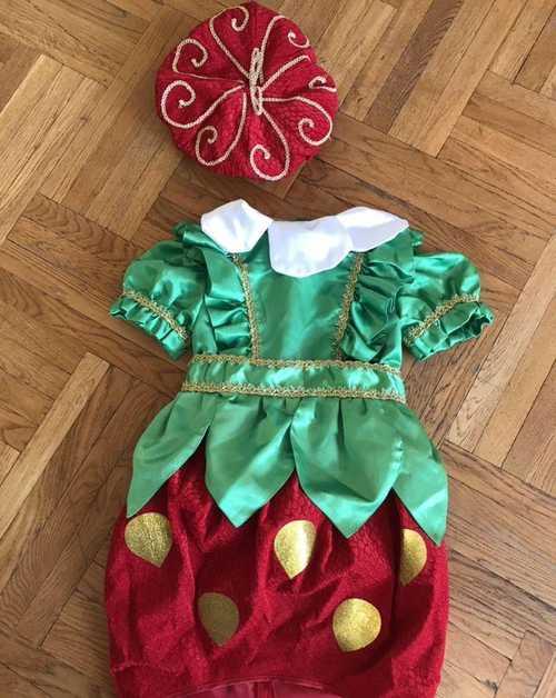 Новогодний костюм ягодка клубничка