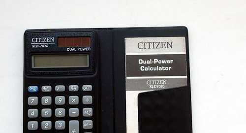 Калькулятор Citizen SLD-7070