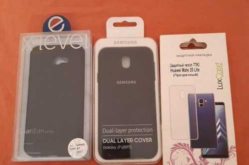 Чехлы и стёкла Samsung, Huawei Honor, iPhone X, пр