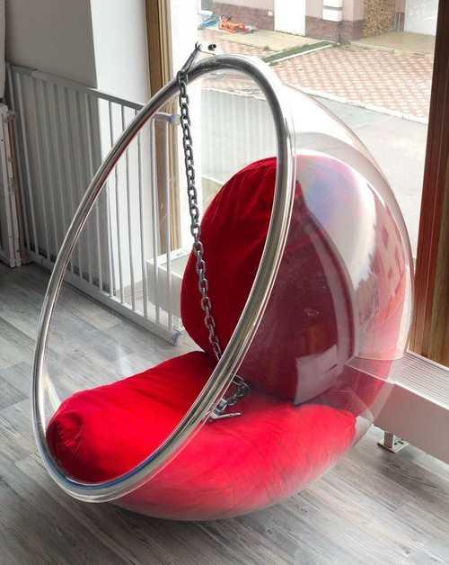 Подвесное дизайнерское кресло Bubble Chair