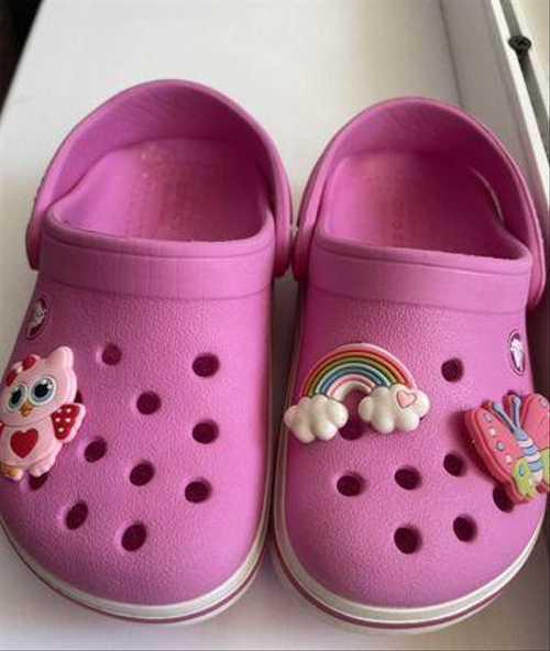 Crocs c7 сабо для девочки