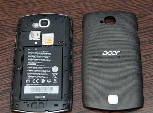 Acer s500 (рабочий) + Explay Frash (на зч)