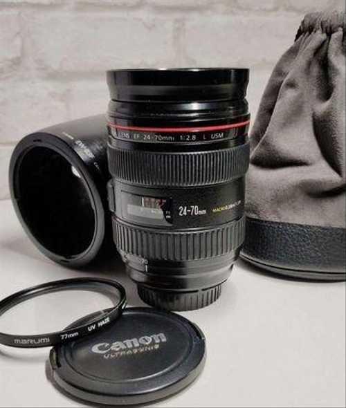 Объектив Canon zoom lens EF 24-70mm