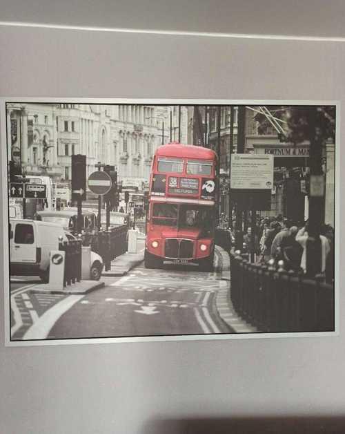 Картина Икеа Лондон автобус IKEA London bus