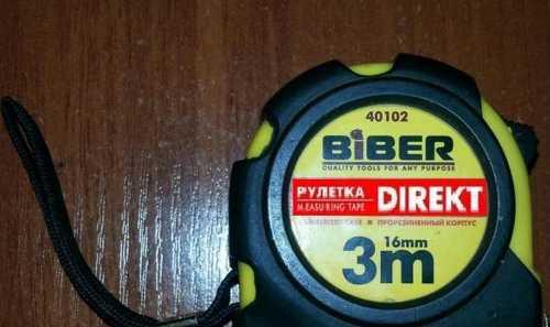 Рулетка Biber 40102 3 м