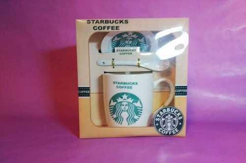 Кружка "Starbucks" с ложкой