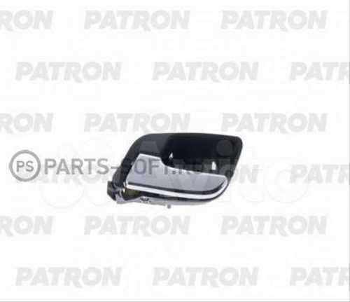 Patron P201060L Ручка двери внутр переднзадн лев opel Astra J MK6 10-15, chevrolet Aveo 12-18 хром\черн