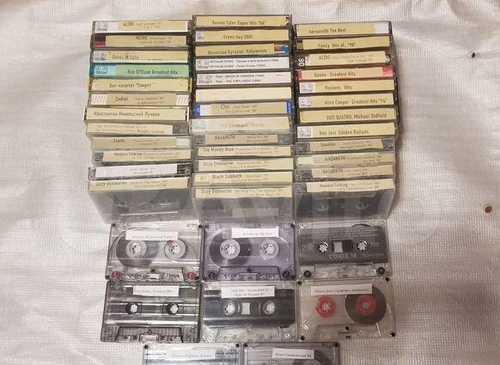 Аудиокассеты 45 шт