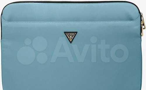 Чехол Guess Nylon with Triangle metal logo (gucs13ntmllb) для ноутбука 13 (Light Blue)