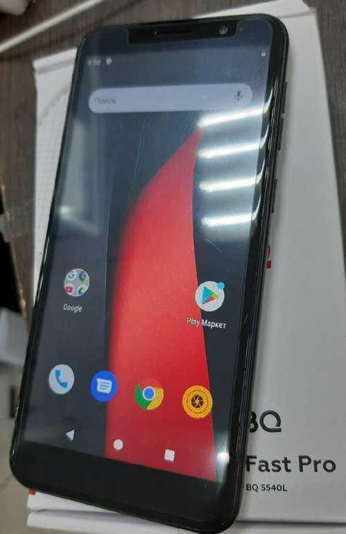 Смартфон bq 5540l fest pro 16gb black обзор