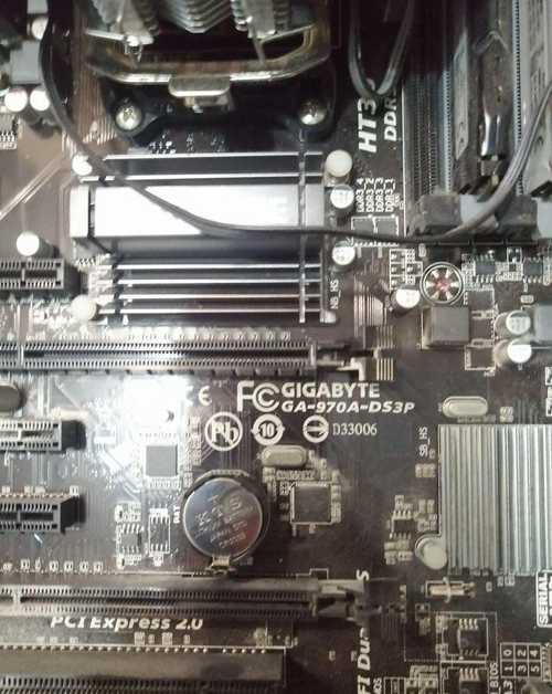 Связка gigabyte GA-970A-DS3P + AMD FX-6300