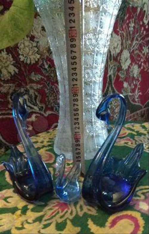 Салфетница-конфетница Лебеди