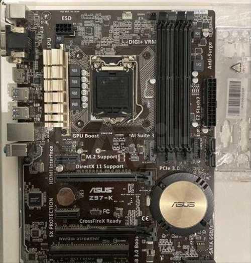 Asus Z97-K 1150 Socket материнская плата Haswell