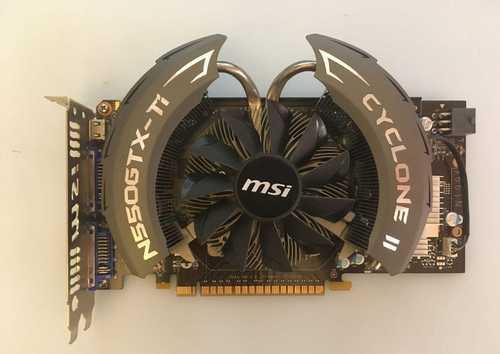 Видеокарта GTX 550 TI MSI 1Gb gddr5