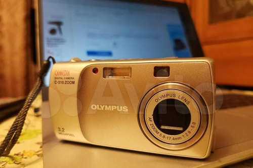 Olympus C-310 zoom, чехол, карта памяти
