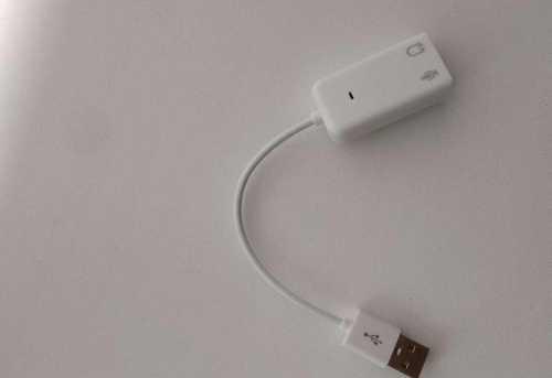 USB переходник для наушников и микрофона