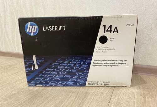 Картридж hp laserget 14A CF214A оригинальный