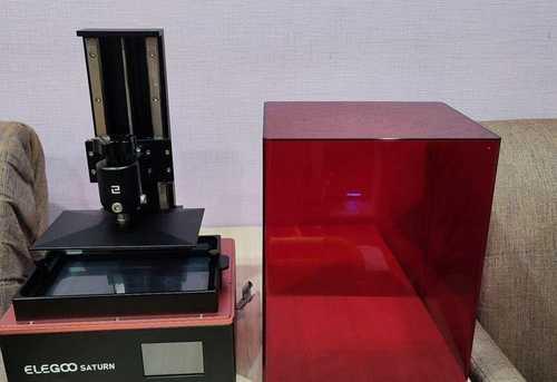 3D принтер elegoo saturn и аппарат для отверждения