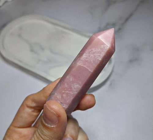 Натуральный камень (розовый опал)